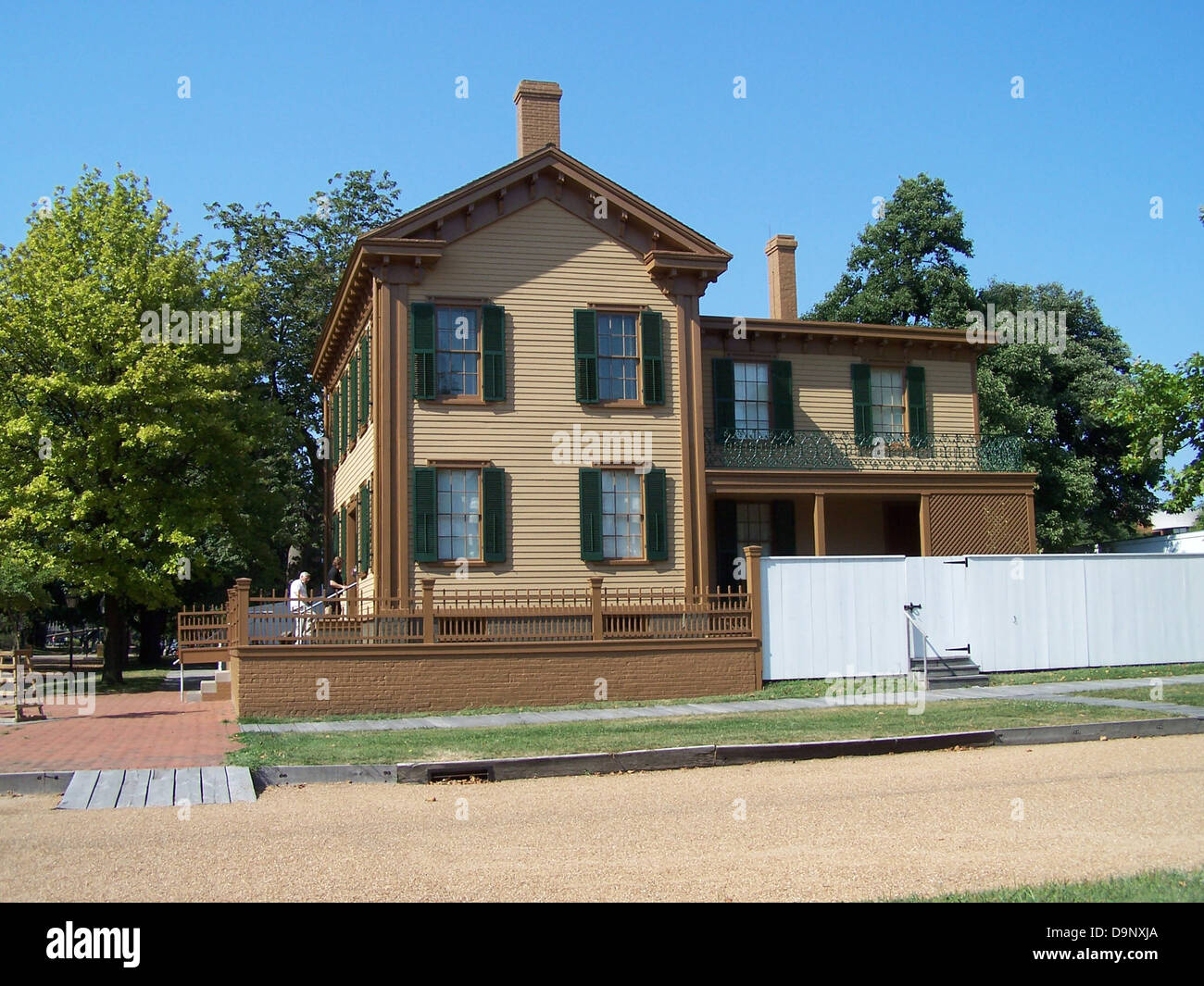 Lincoln Home National Historic Site in Springfield, Illinois preserves ...