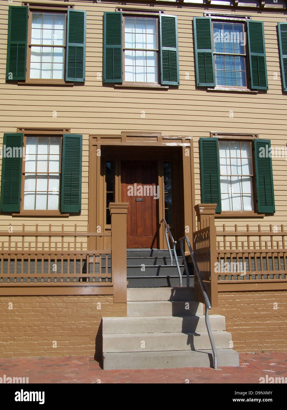 The Lincoln Home National Historic Site in Springfield, Illinois ...