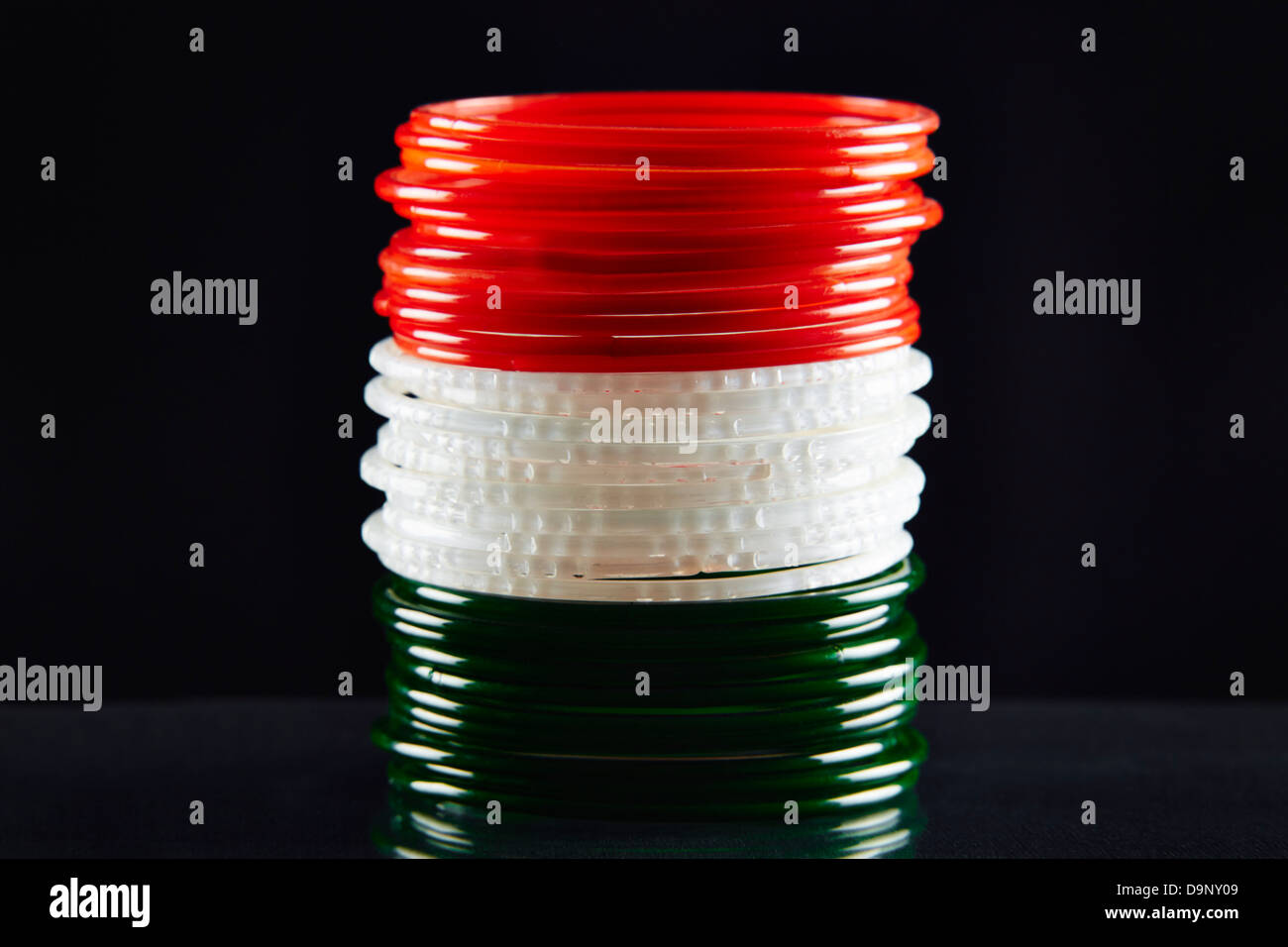 Indian Flag Tricolor Bangles High Resolution Stock Photography and ...