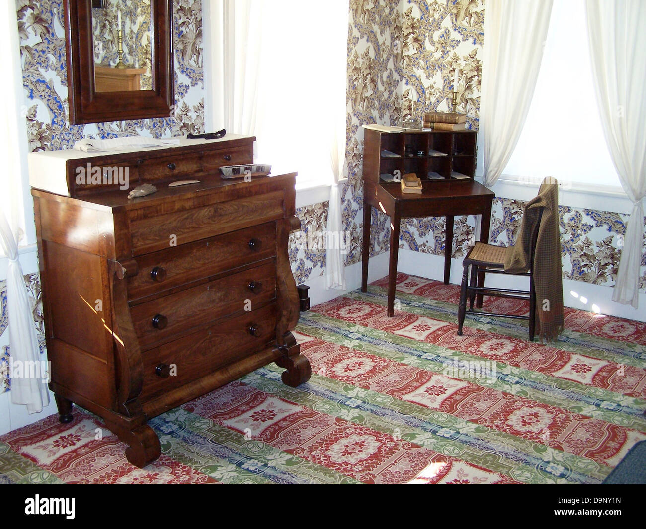 The Lincoln Home National Historic Site in Springfield, Illinois preserves the home of Abraham ...