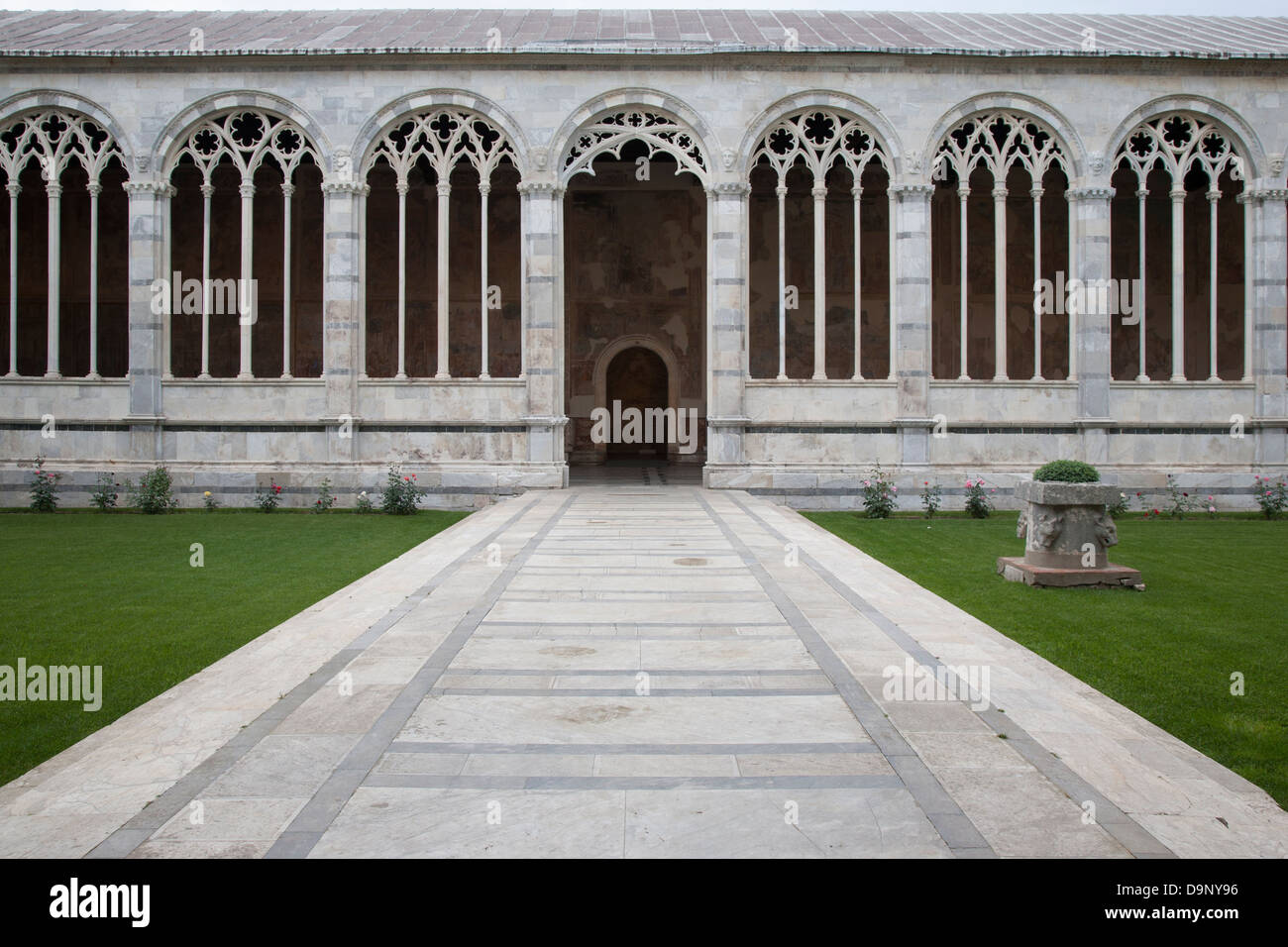 Camposanto - Holy Field Cemetery at Cathedral Complex in Pisa, Italy ...