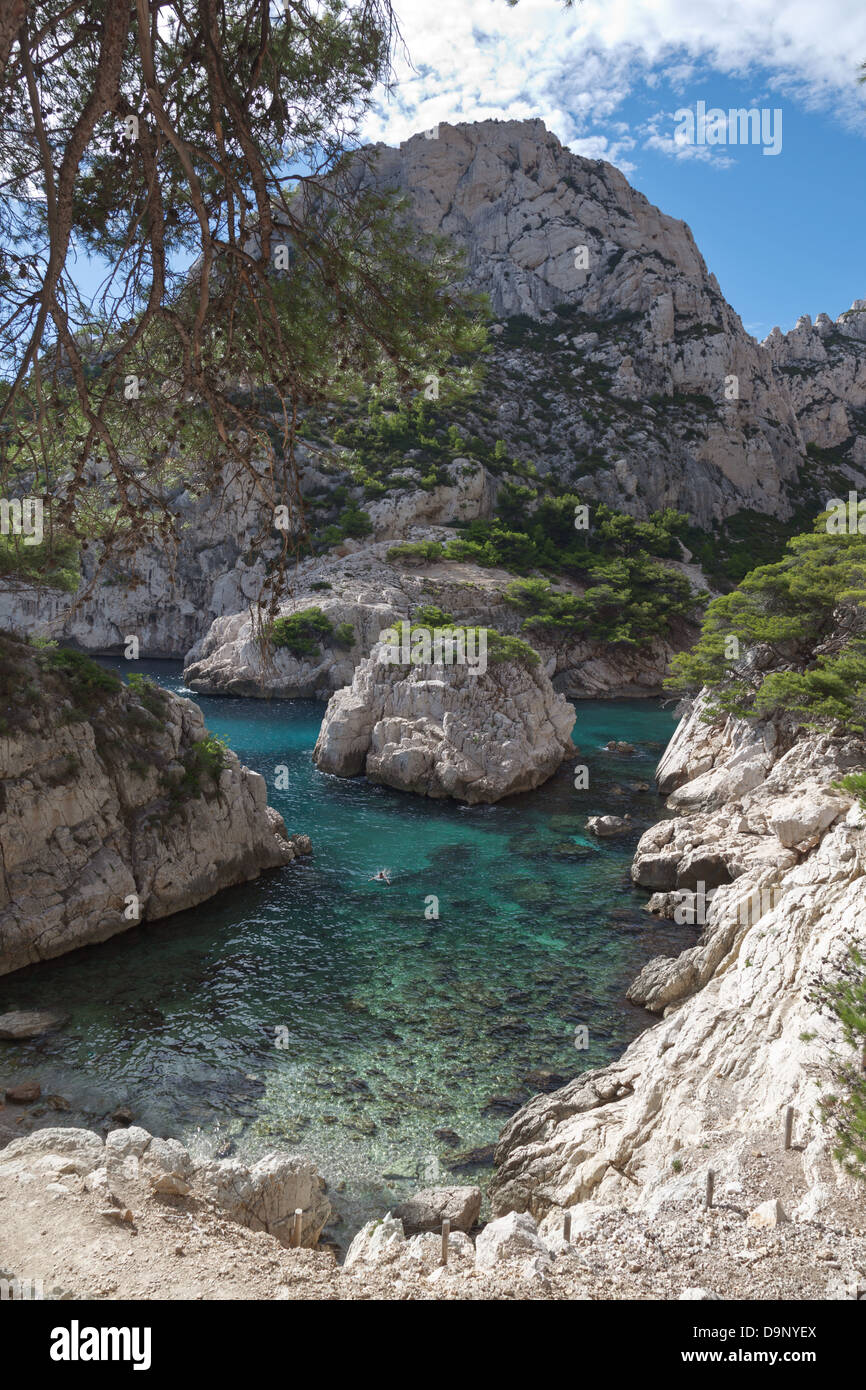 Calanque de Sugiton between Marseille and Cassis, Provence, France ...