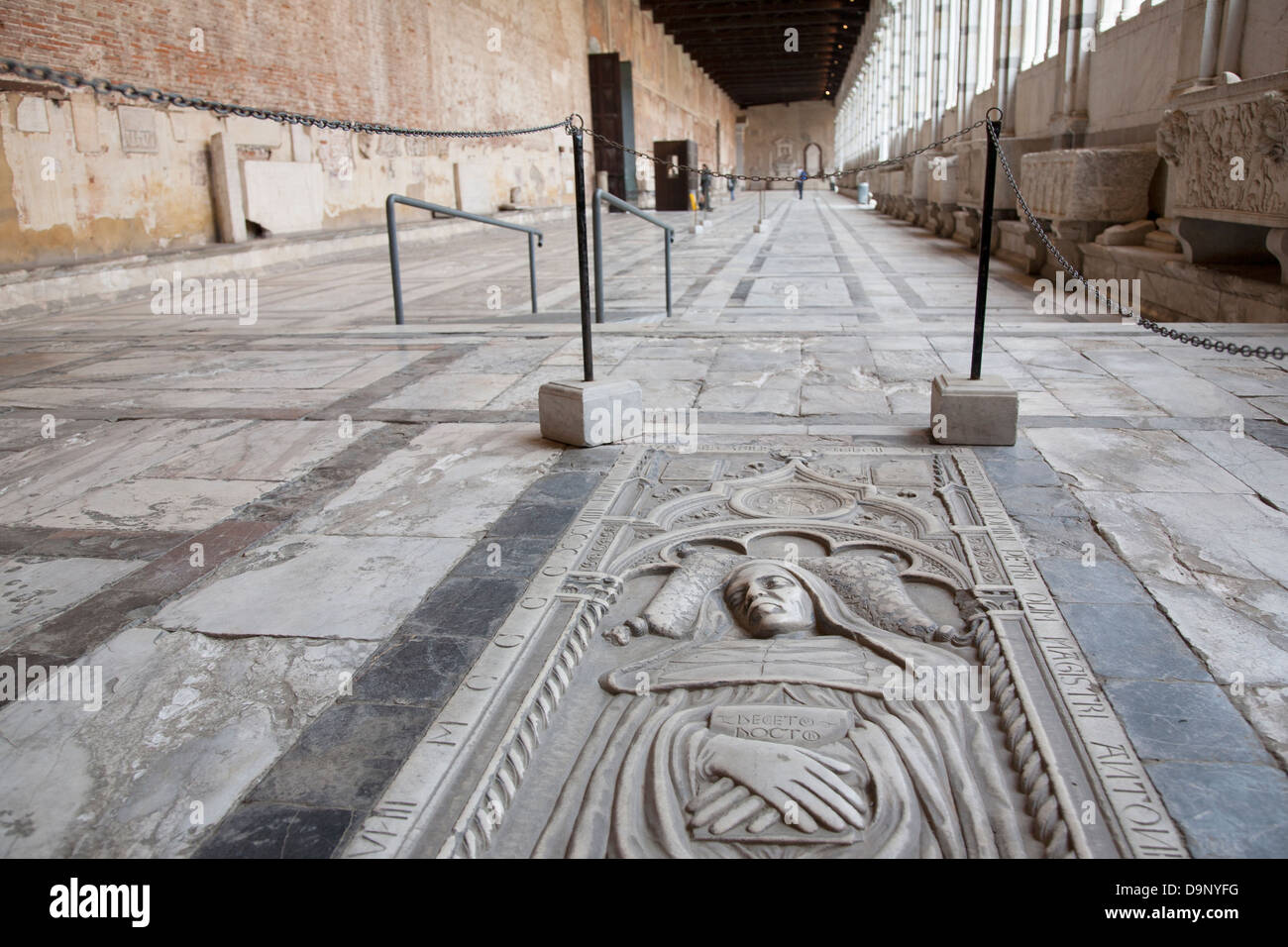 Camposanto - Holy Field Cemetery at Cathedral Complex in Pisa Stock ...