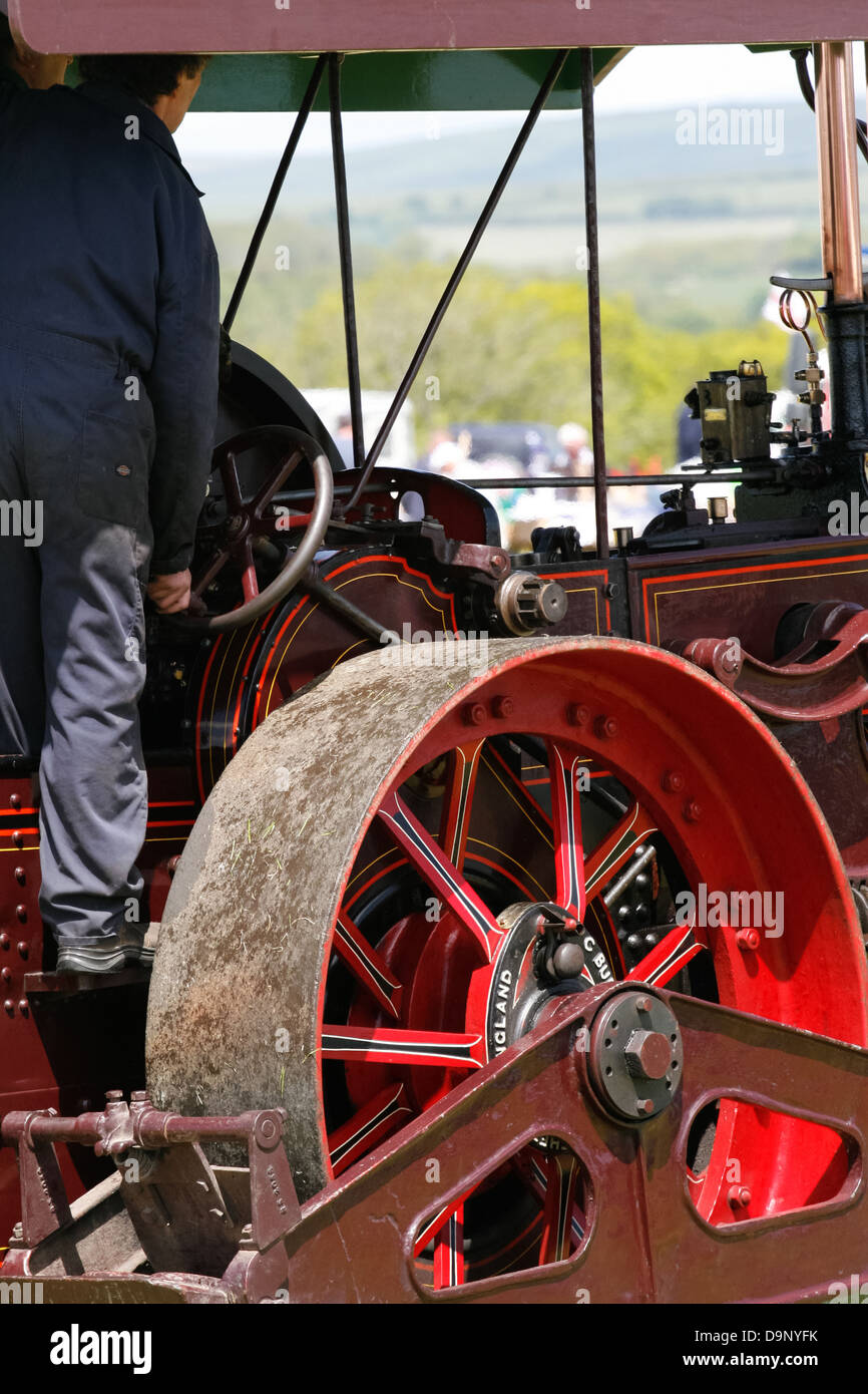Steam Traction Engine, Farmers Show , Somerset, UK Stock Photo - Alamy