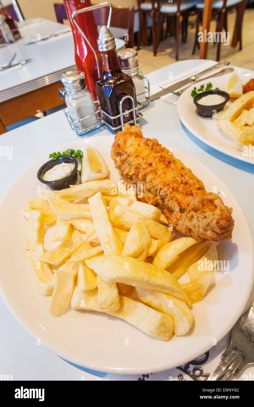 England, London, Shoreditch, Spitafields, Fish and Chips Stock Photo ...