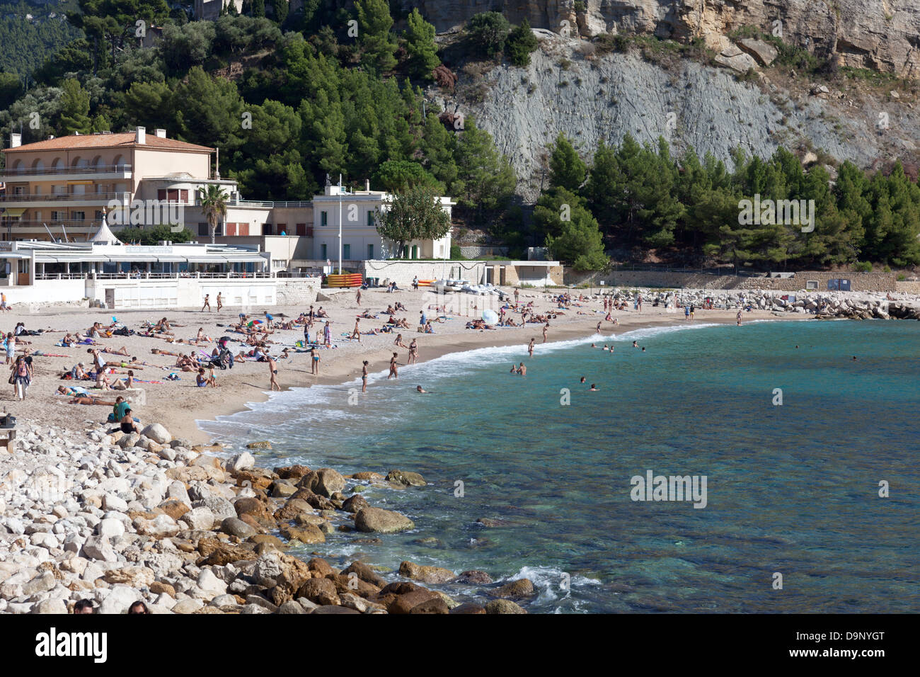 Beach at Cassis, Provence, France Stock Photo - Alamy