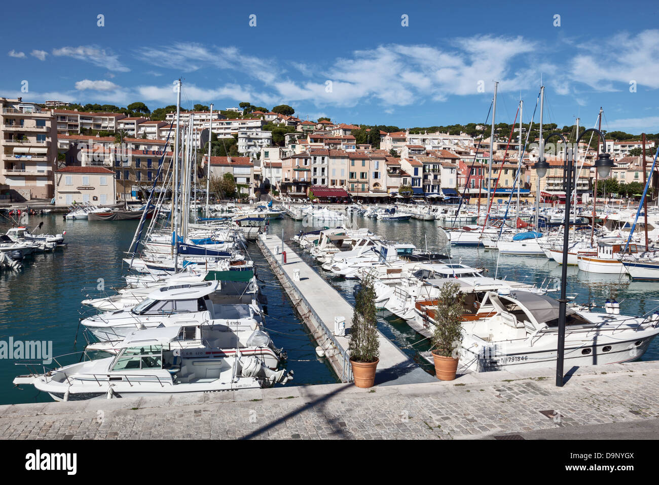 Cassis harbour, Provence, France Stock Photo - Alamy