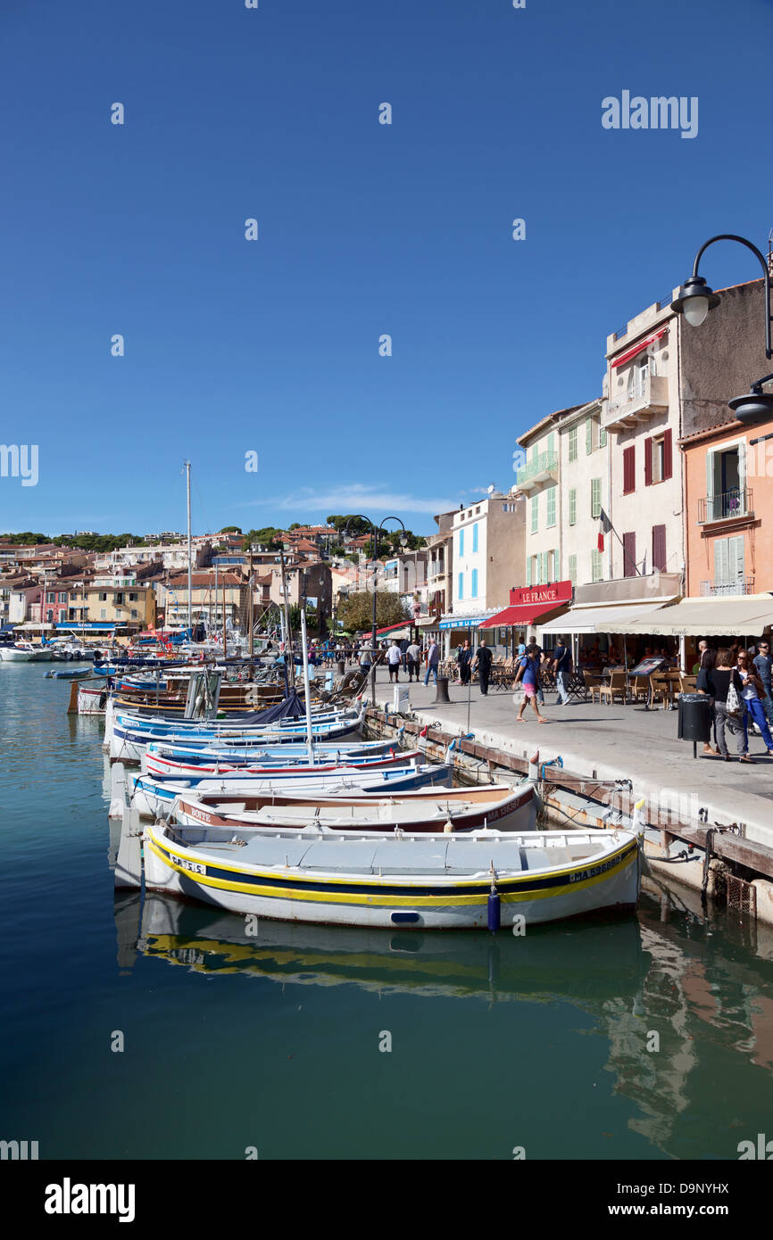 Cassis harbour, Provence, France Stock Photo - Alamy