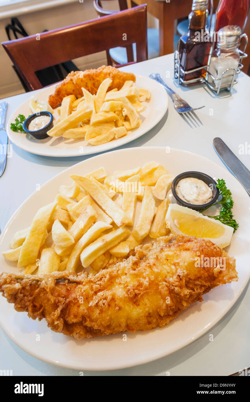 England, London, Shoreditch, Spitafields, Fish and Chips Stock Photo ...