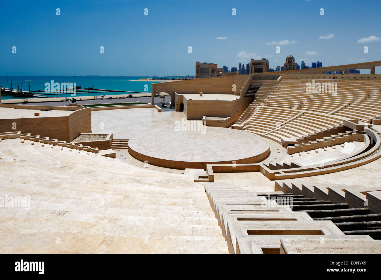 The Katara Amphitheater, Doha is a crafted balance between the ...