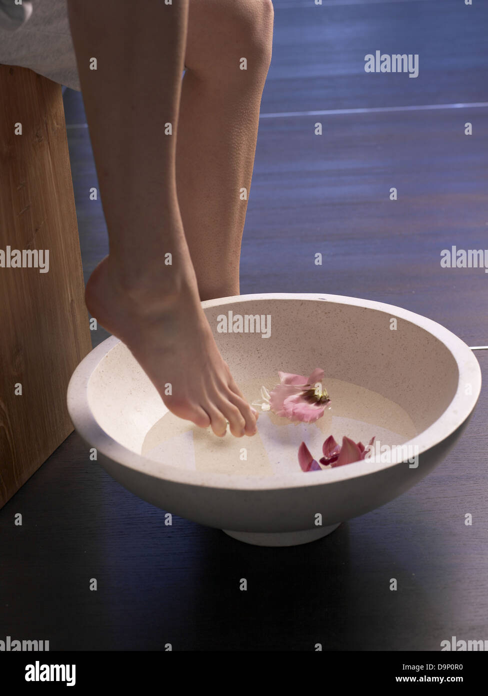 Washing feet woman bowl hi-res stock photography and images - Alamy