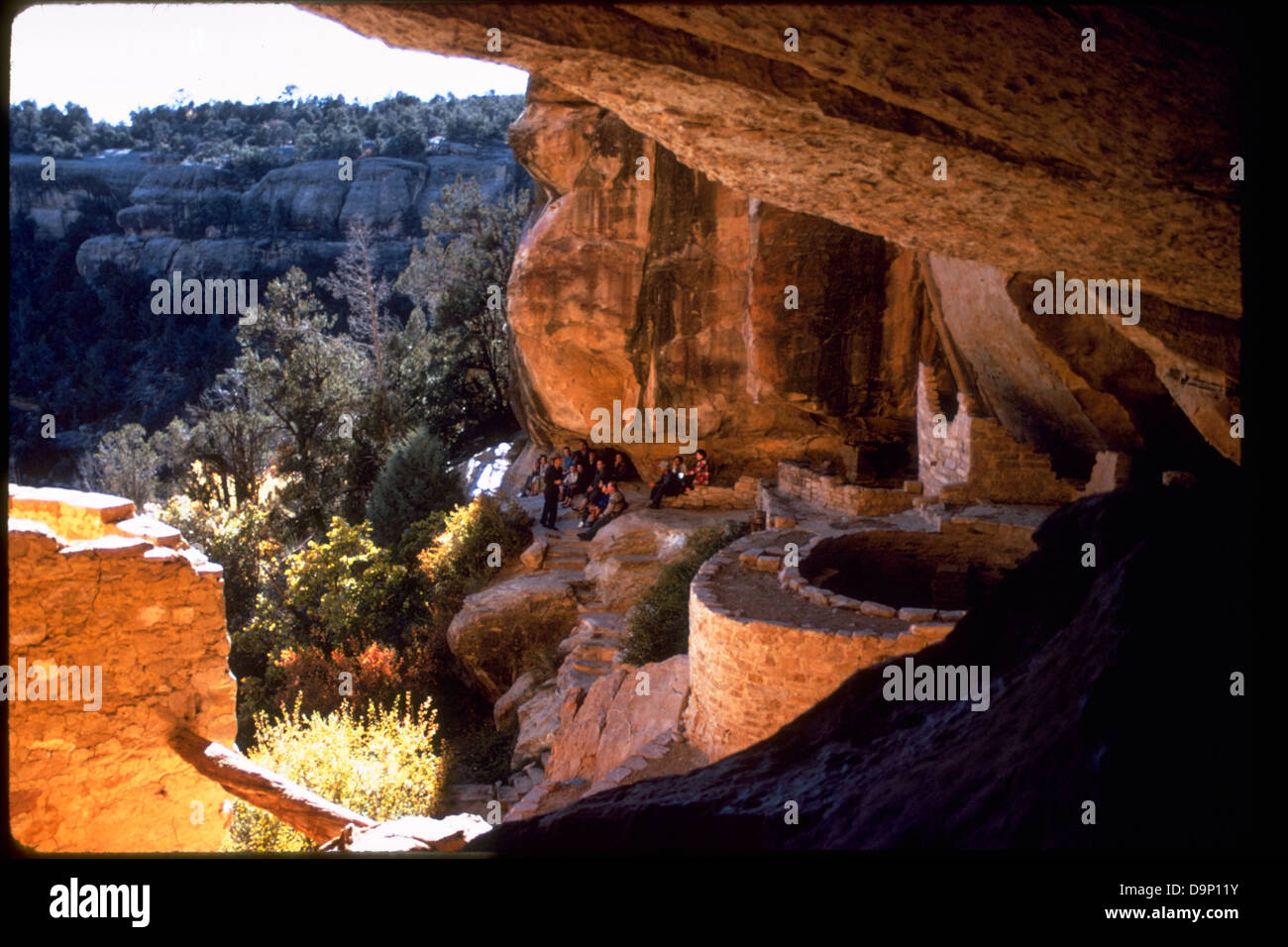 Mesa Verde National Park in Colorado preserves ancient cliff dwellings ...