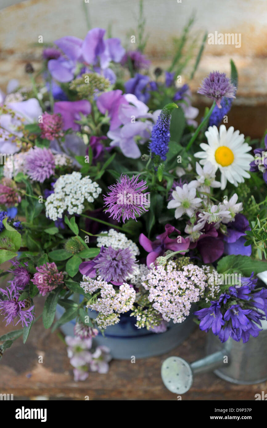 Colorful bunch of flowers Stock Photo - Alamy