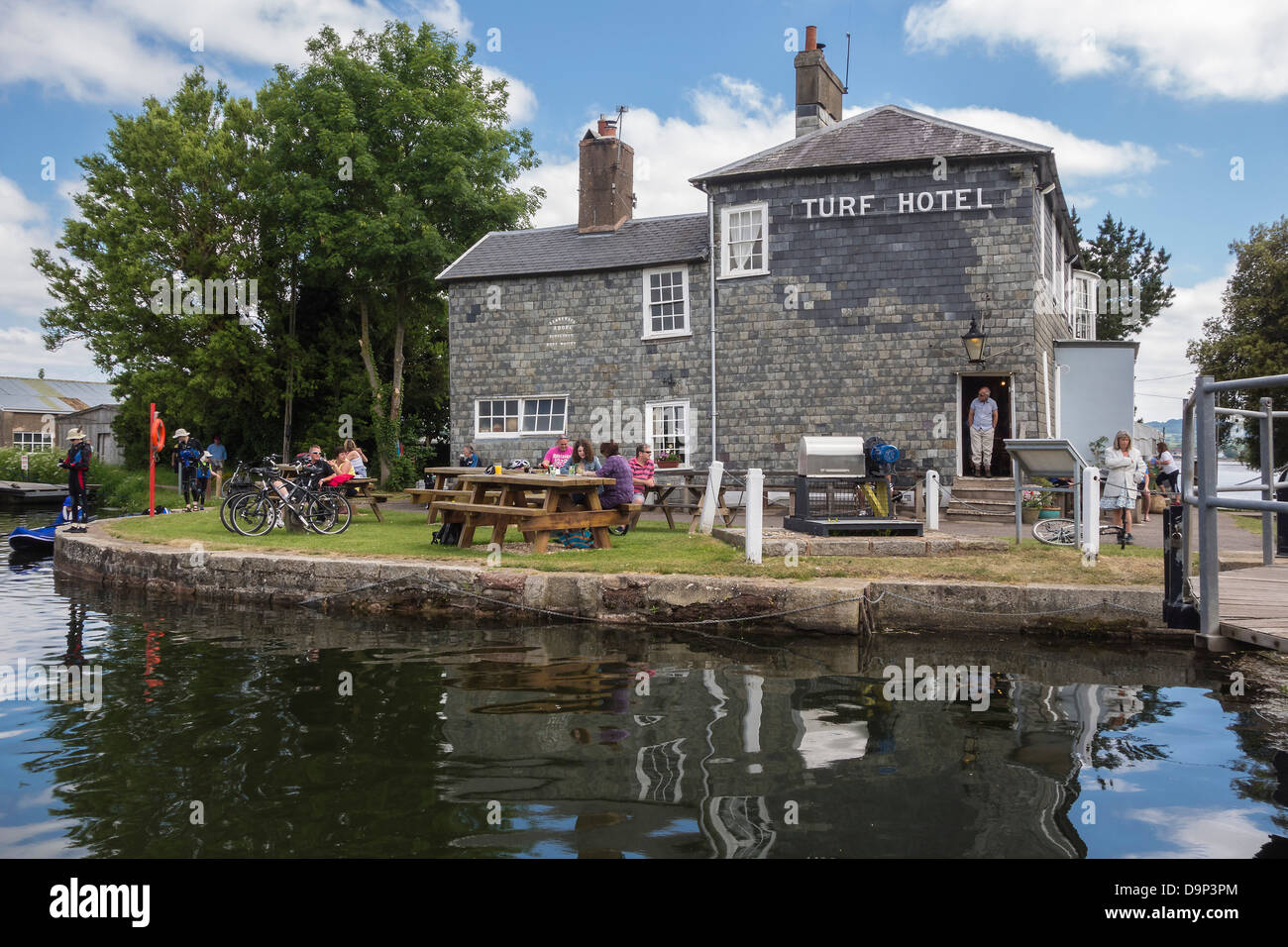 Turf Hotel, Exeter Ship Canal, Devon, England, UK Stock Photo - Alamy
