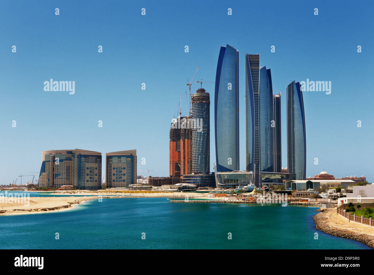 Etihad Towers is the name of a complex of buildings with five towers in ...