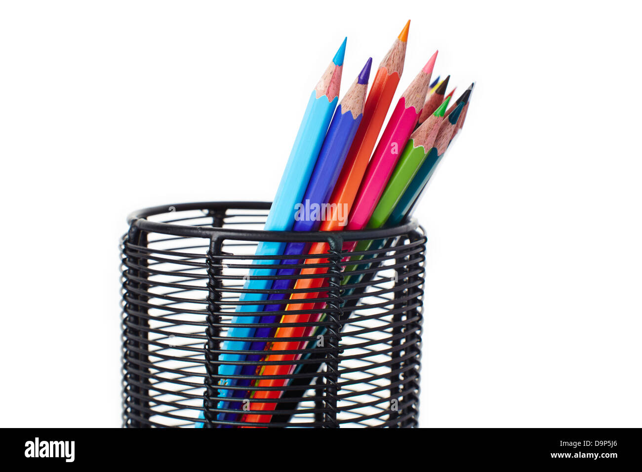Close up pencil stand colored pencils hi-res stock photography and ...