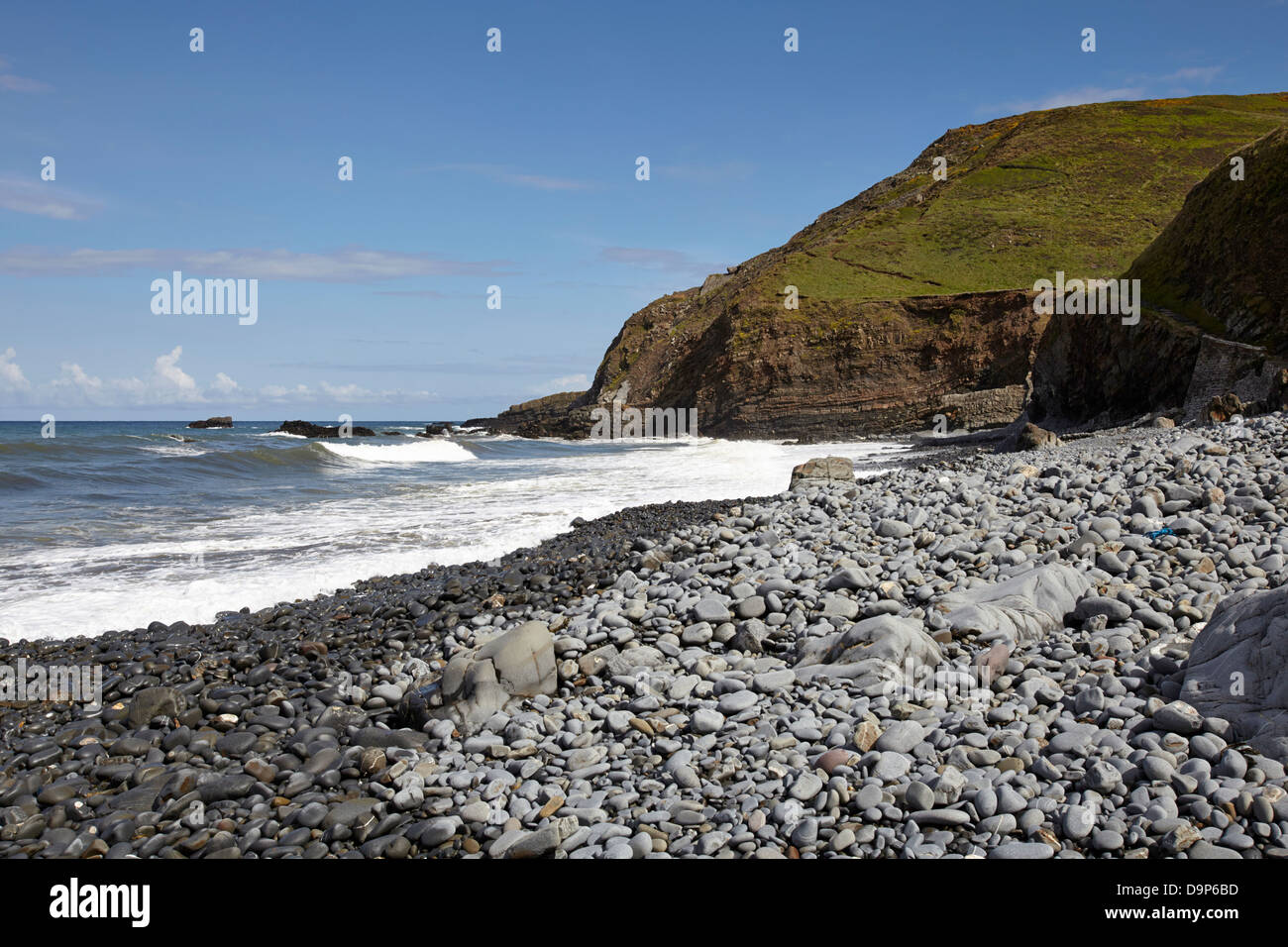 At Welcombe Mouth Stock Photo - Alamy