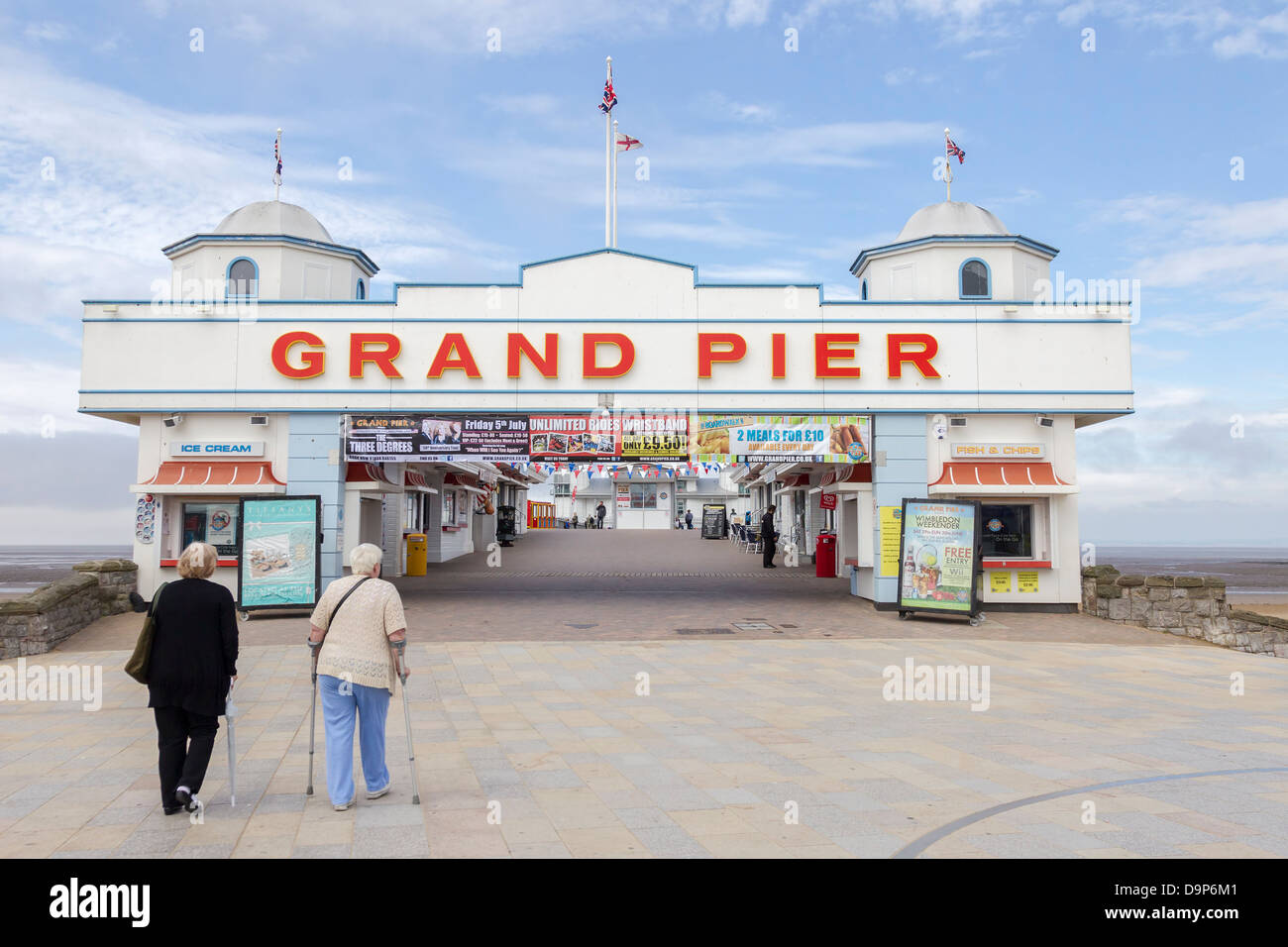 Grand Pier Weston Super Mare Stock Photo - Alamy
