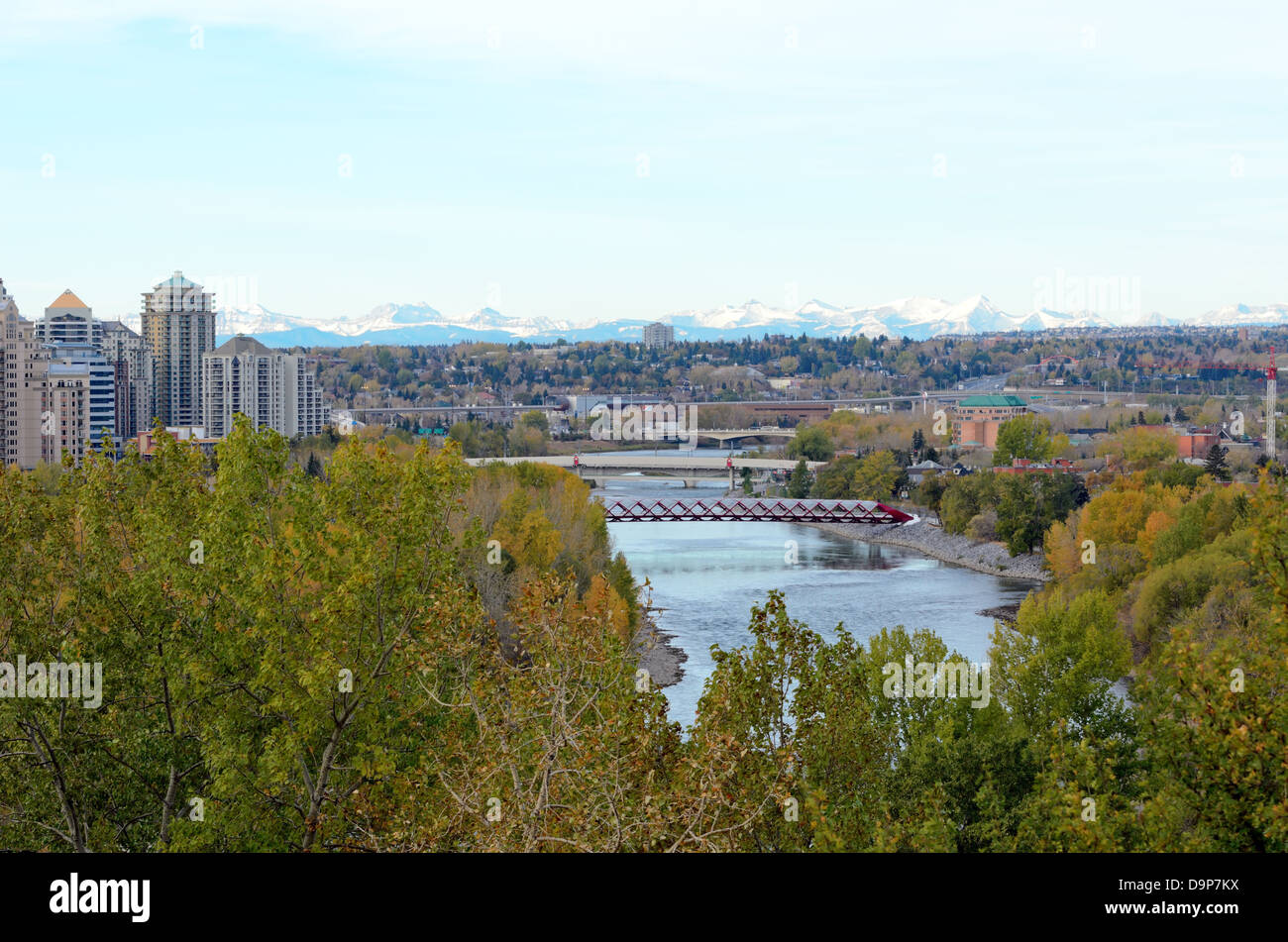 Bow river bridge hi-res stock photography and images - Alamy