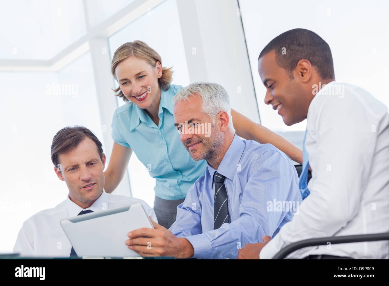 Man standing watching computer hi-res stock photography and images - Alamy