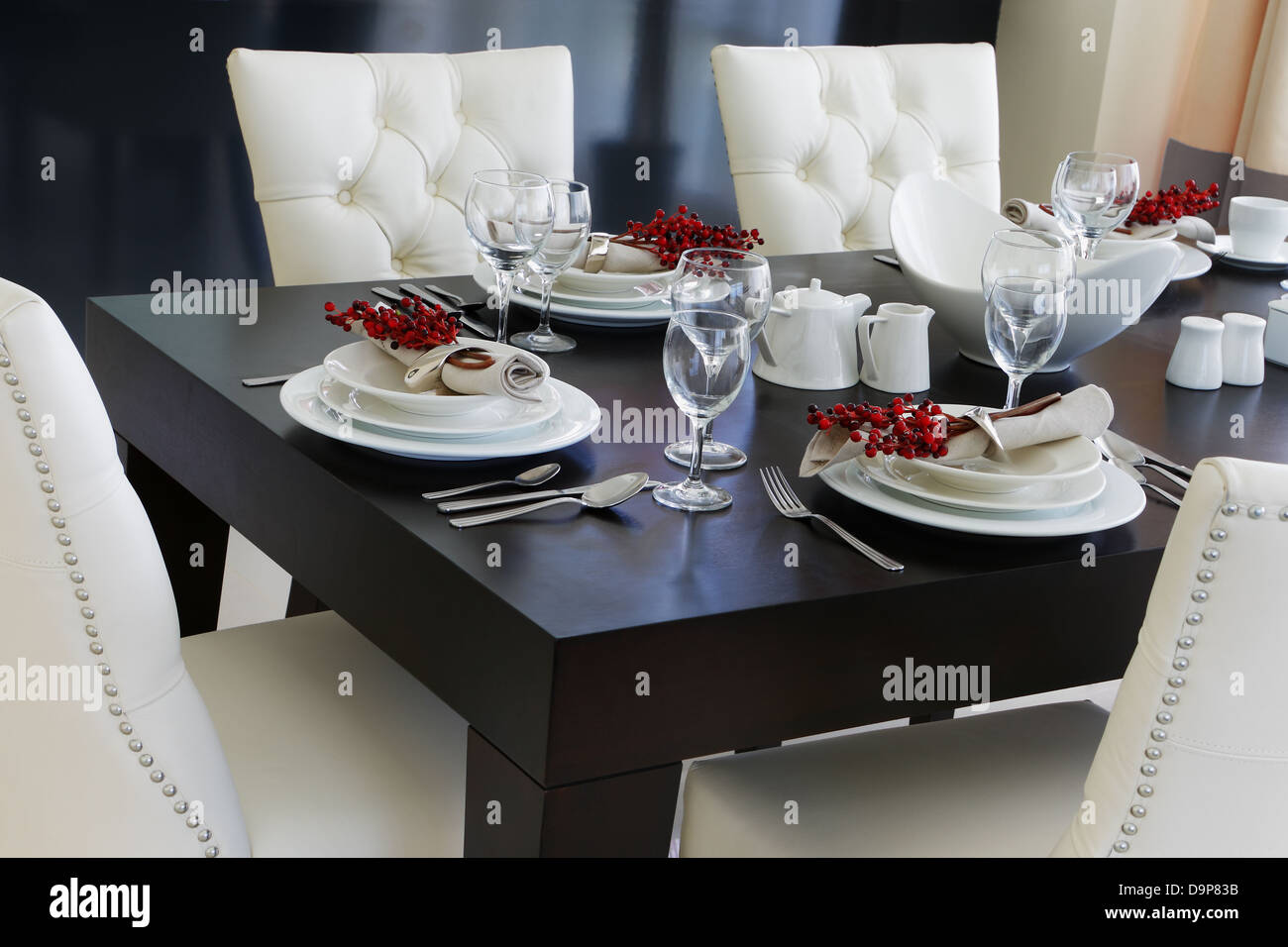 Silver Service Table High Resolution Stock Photography and Images - Alamy
