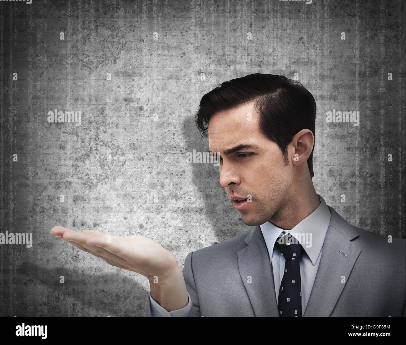 Hand out businessman hi-res stock photography and images - Alamy