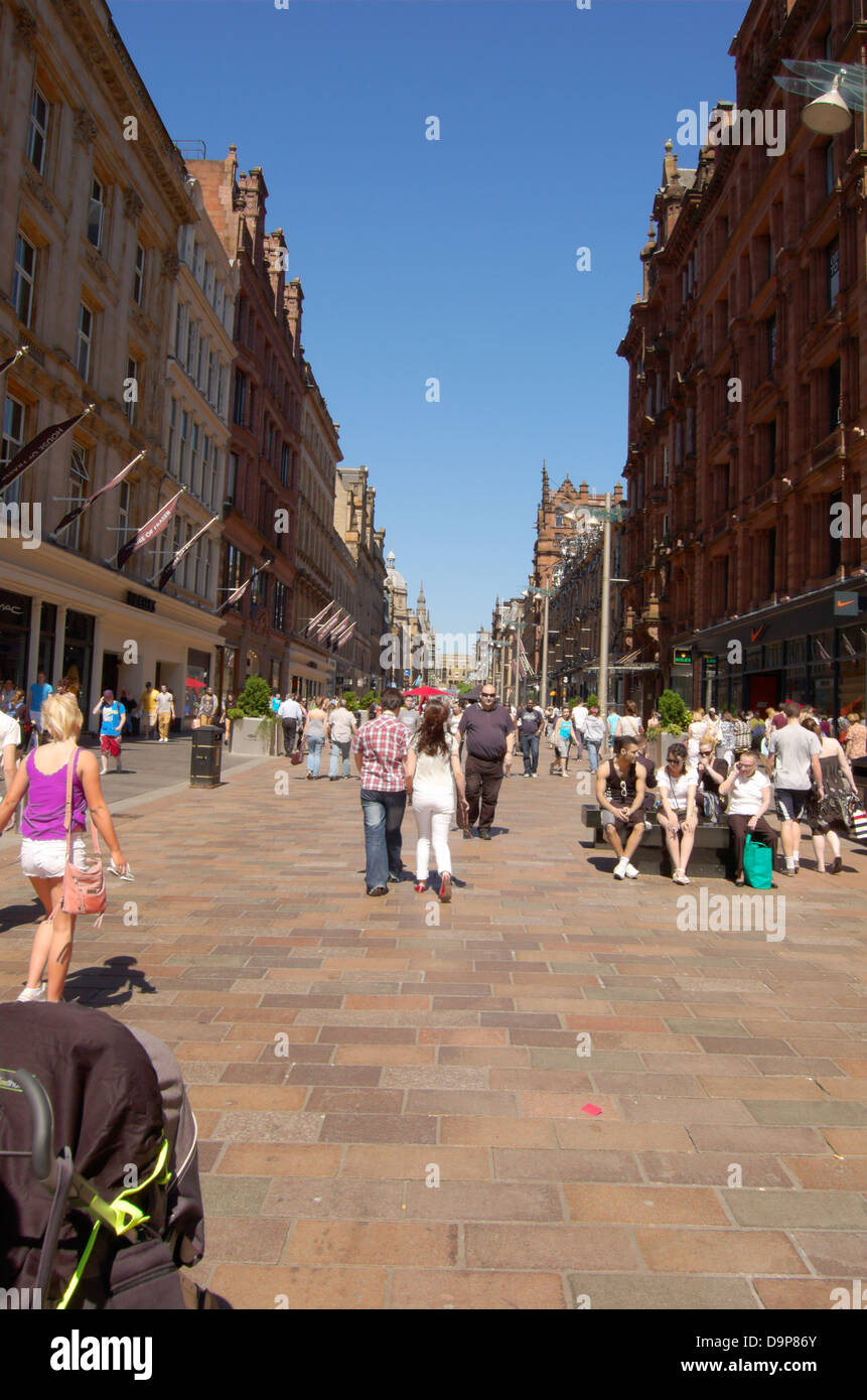 Buchanan street shopping hi-res stock photography and images - Alamy