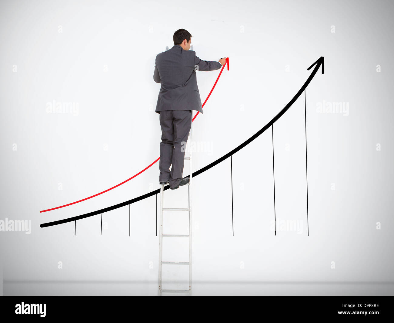 Ladder graph hi-res stock photography and images - Alamy