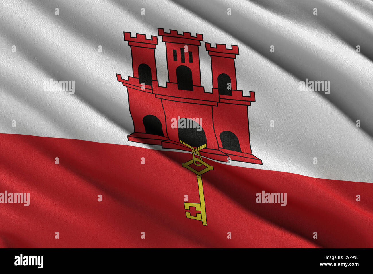 Gibraltar Flag High Resolution Stock Photography and Images - Alamy