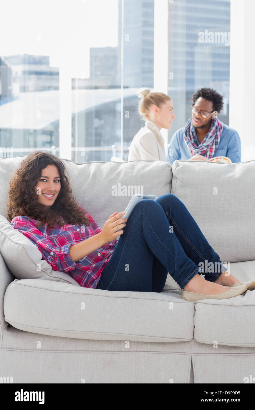 Cheerful worker hi-res stock photography and images - Alamy
