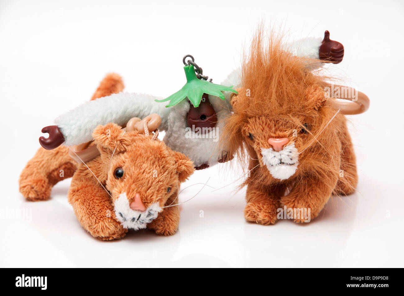 funny stuffed animal to decorate the shelves Stock Photo - Alamy