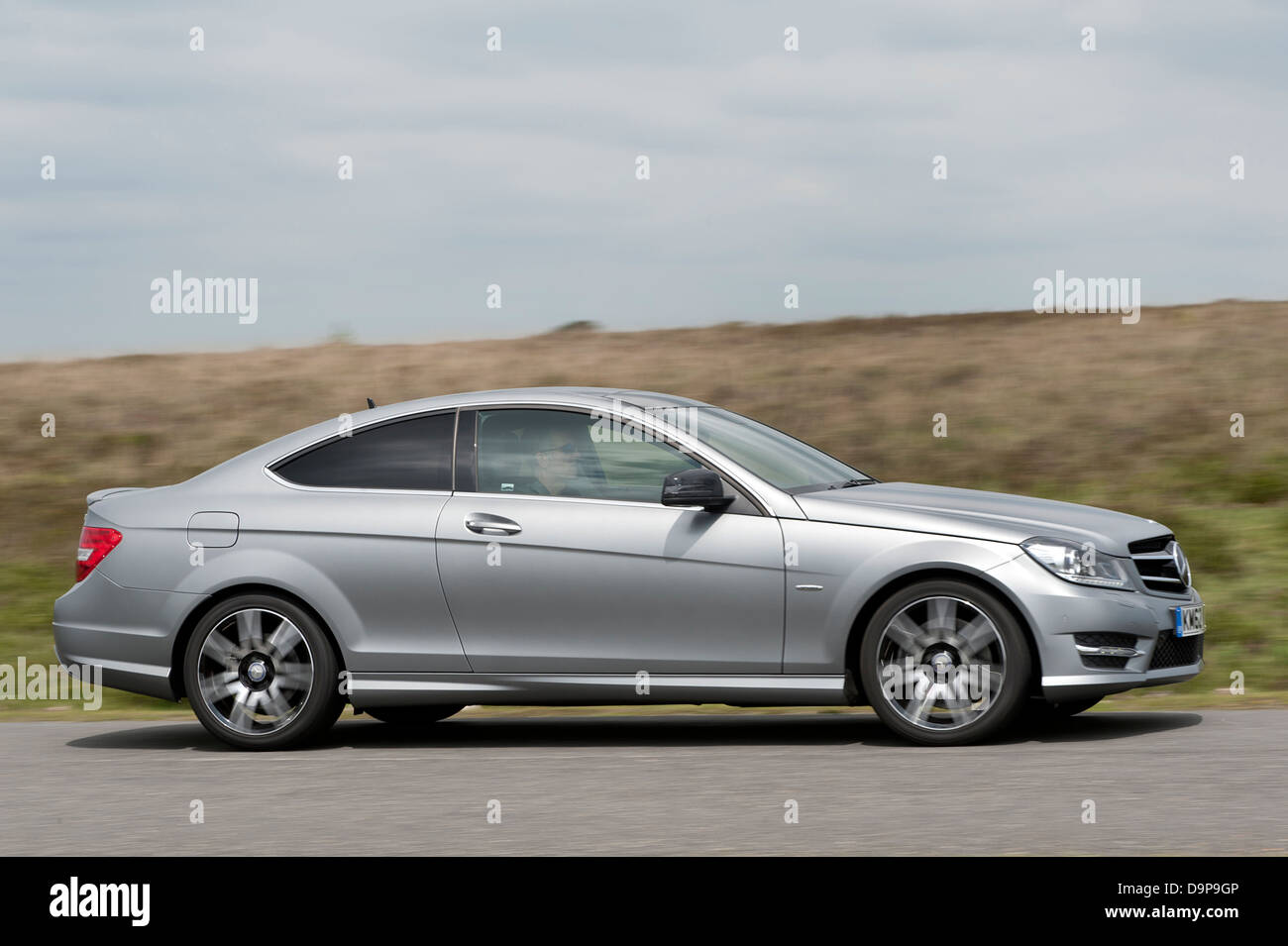 2013 Mercedes Benz C250 CDi Coupe AMG Sport Stock Photo - Alamy