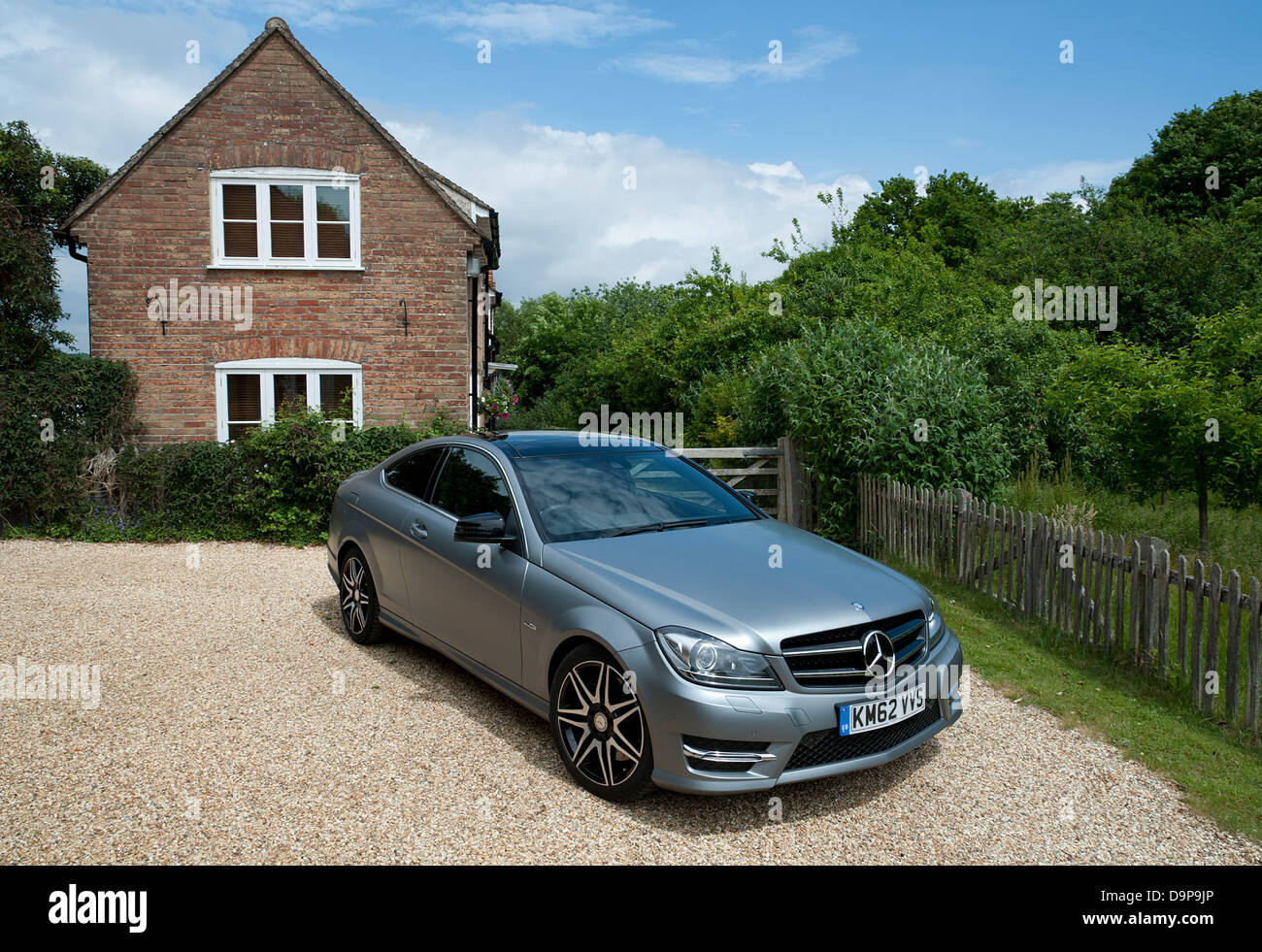 2013 Mercedes Benz C250 CDi Coupe AMG Sport Stock Photo - Alamy