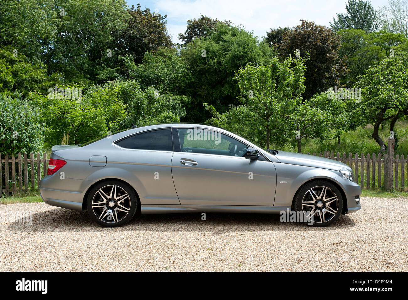 2013 Mercedes Benz C250 CDi Coupe AMG Sport Stock Photo - Alamy