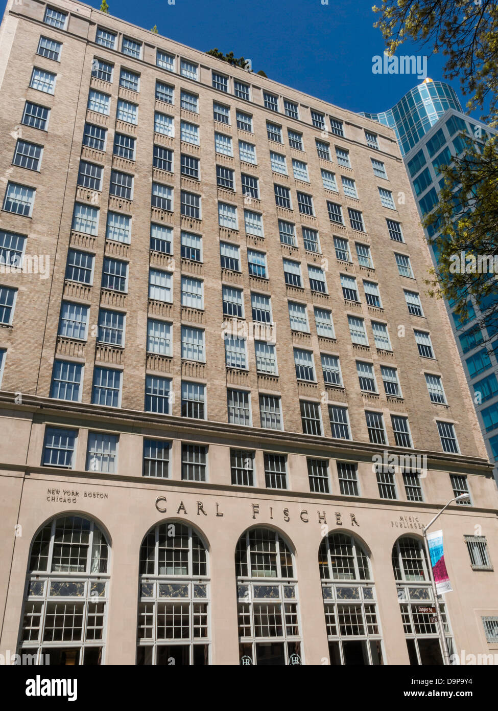 Carl Fischer Building in Astor Place, NYC, USA Stock Photo - Alamy