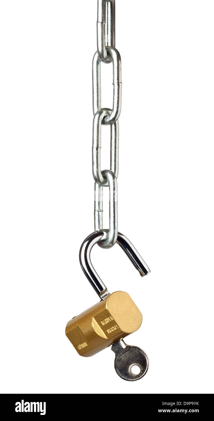 Shackle lock hi-res stock photography and images - Alamy