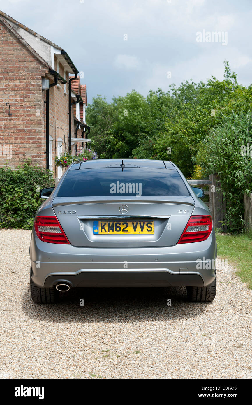 2013 Mercedes Benz C250 CDi Coupe AMG Sport Stock Photo - Alamy
