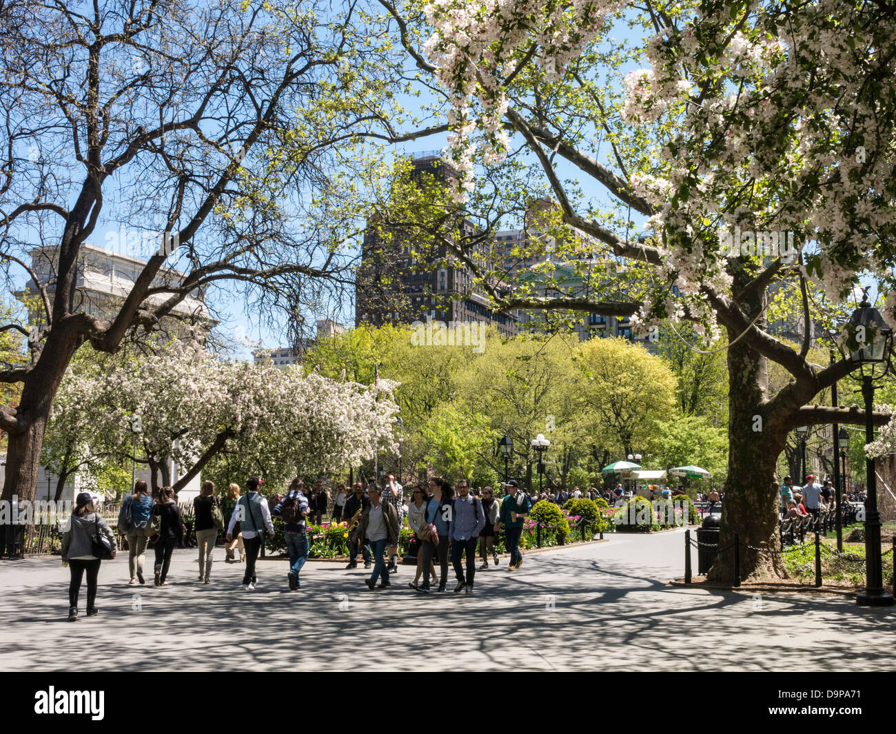 Washington Square Park, Greenwich Village, NYC, USA Stock Photo - Alamy