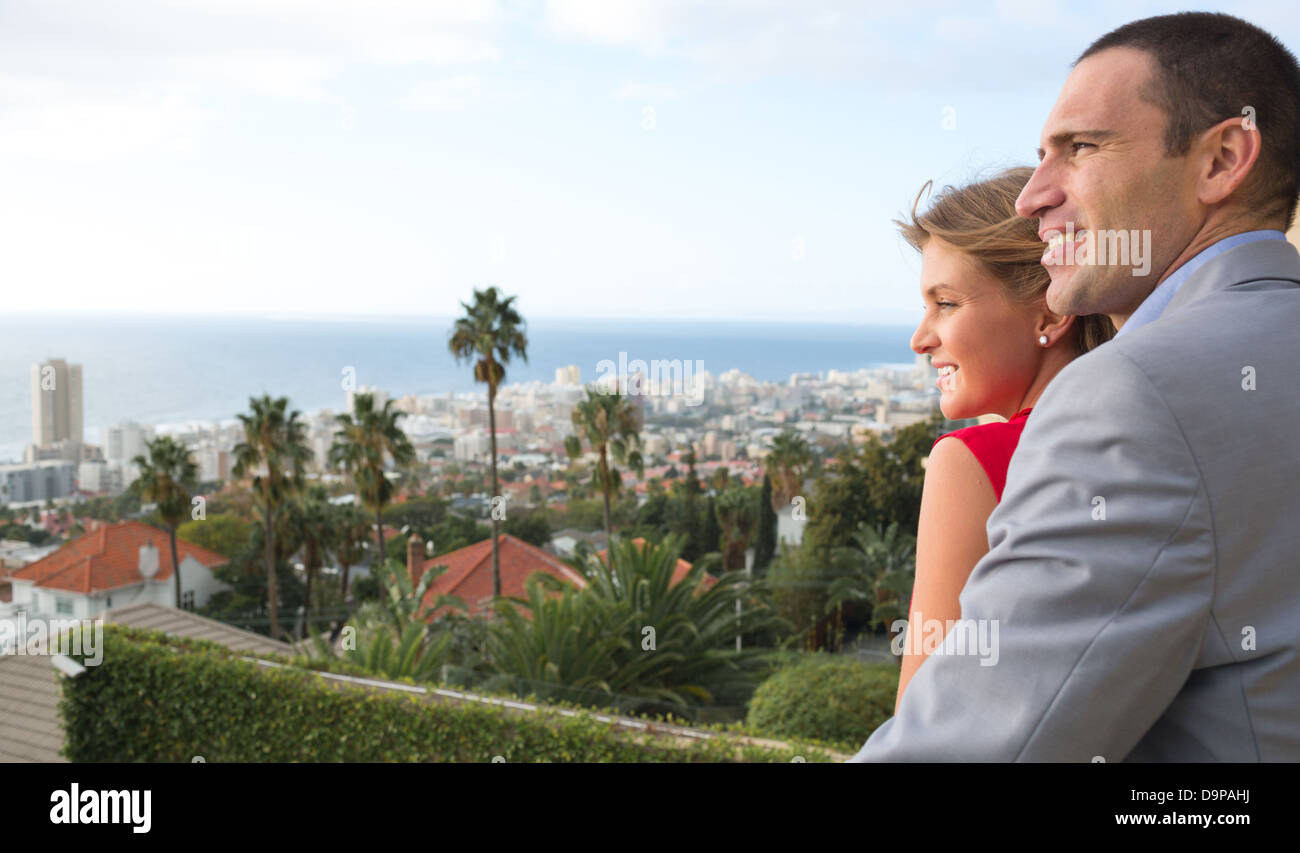 Romantic couple admiring view hi-res stock photography and images - Alamy