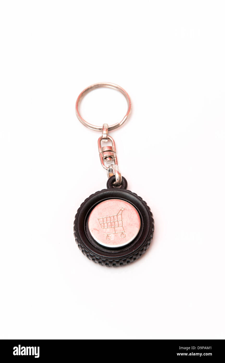 wheel-shaped keychain for decoration put it with the keys Stock Photo ...