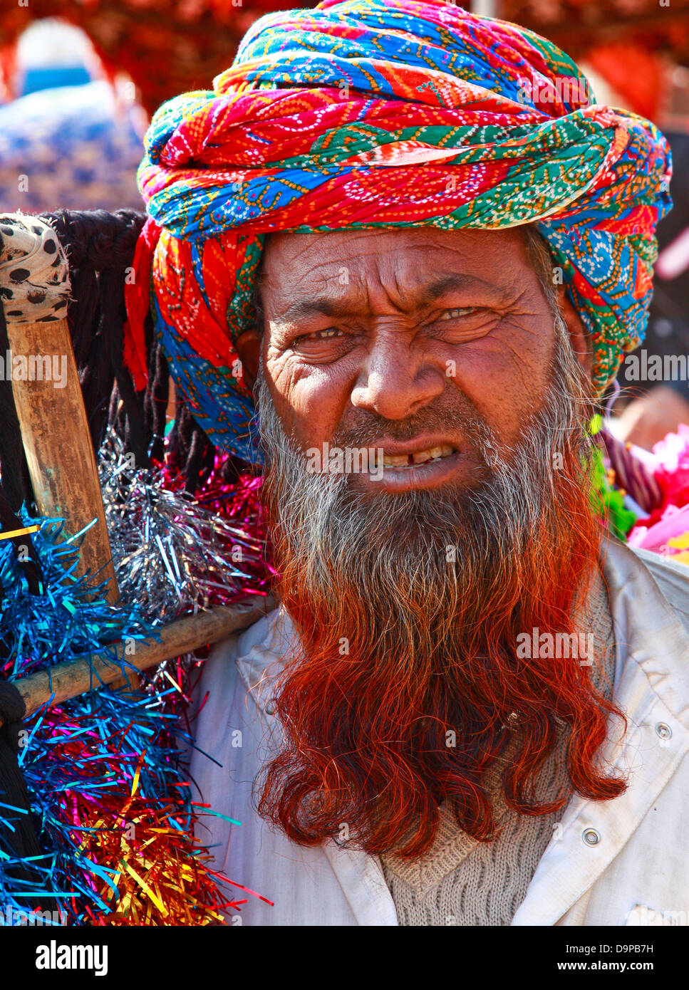 Portrait of Traditional Muslim Man with Beard Stock Photo - Alamy