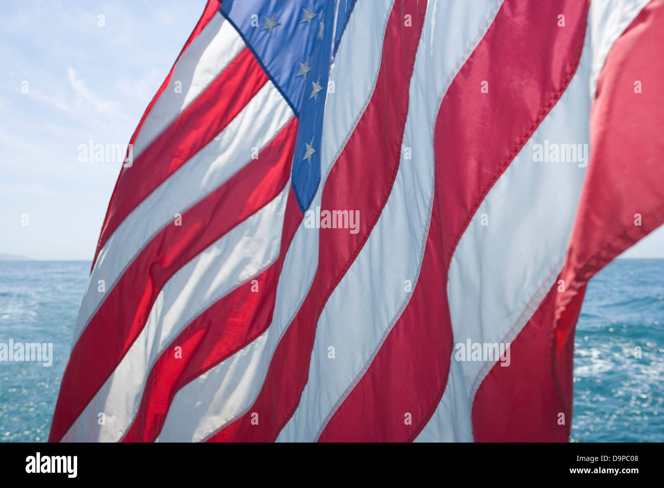 American Flag Ocean Again