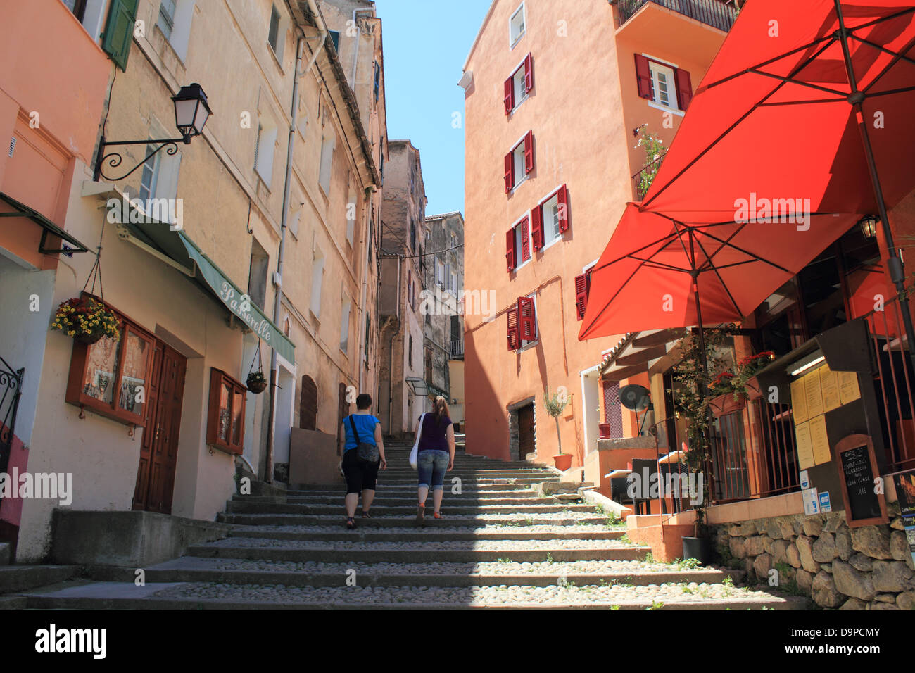 The town of Corte, Corsica, France Stock Photo - Alamy
