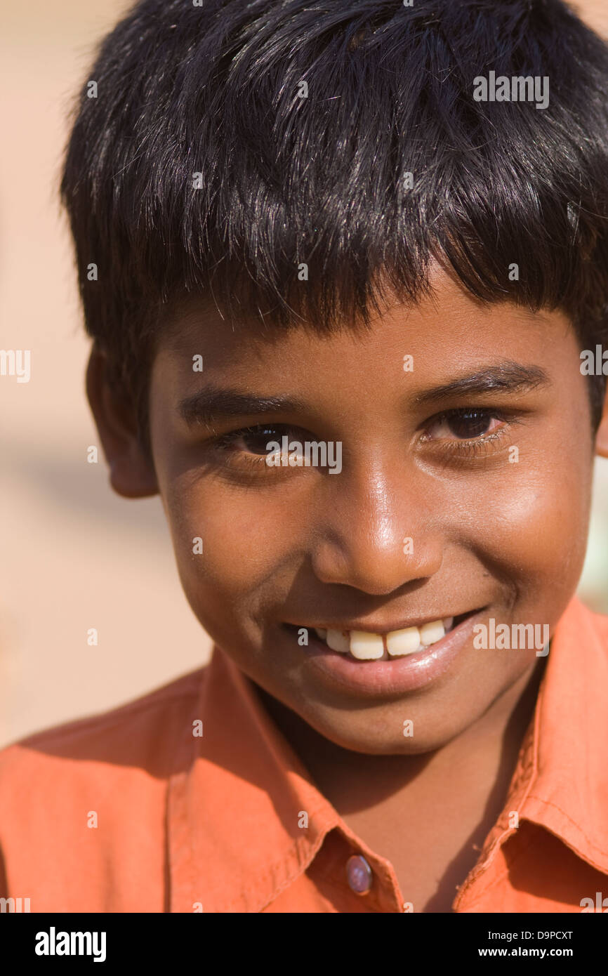 Portrait of an indian boy Stock Photo - Alamy