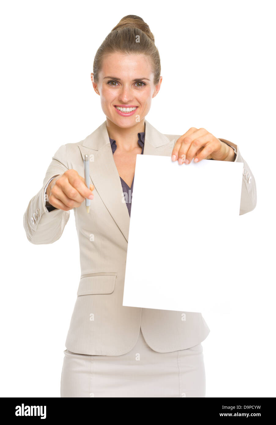 Giving documents hi-res stock photography and images - Alamy