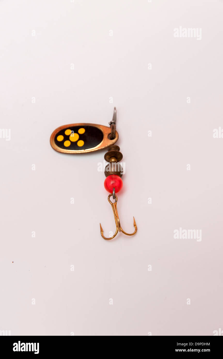 fishing spoon fishing for big fish Stock Photo - Alamy