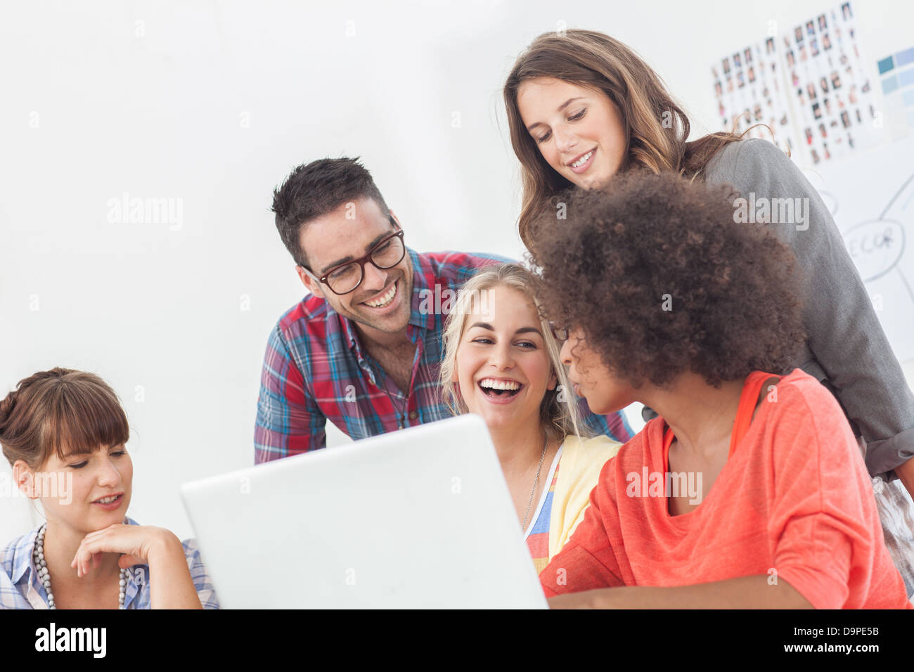 Happy team hi-res stock photography and images - Alamy
