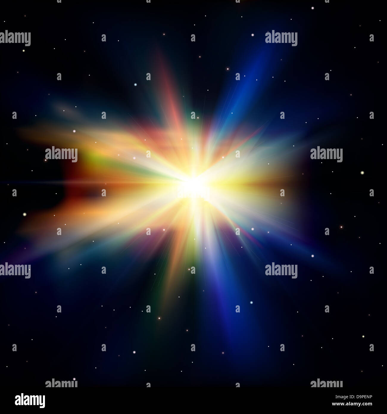 abstract space background with stars and supernova Stock Photo - Alamy