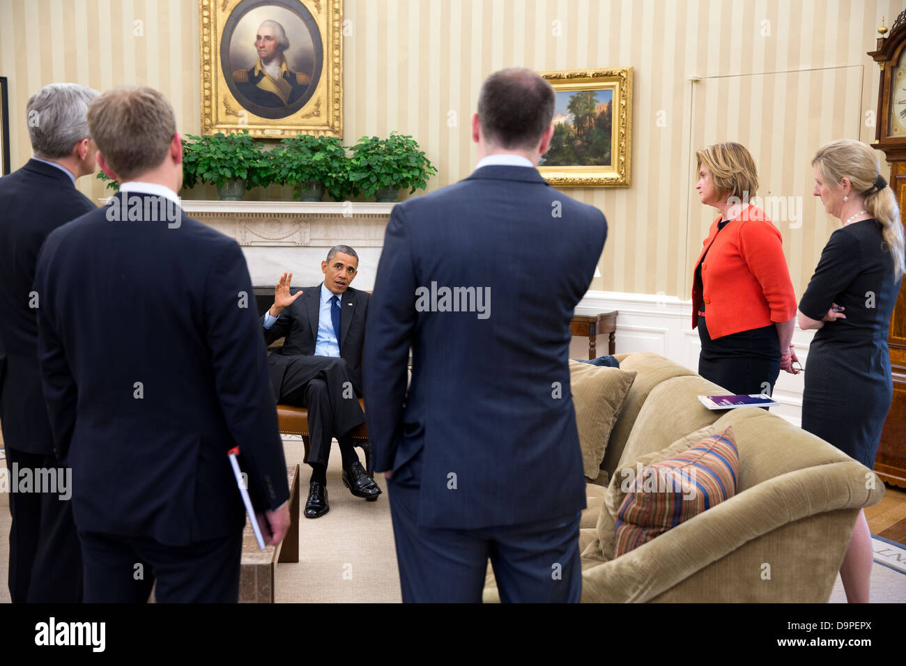 President Barack Obama white house Stock Photo - Alamy