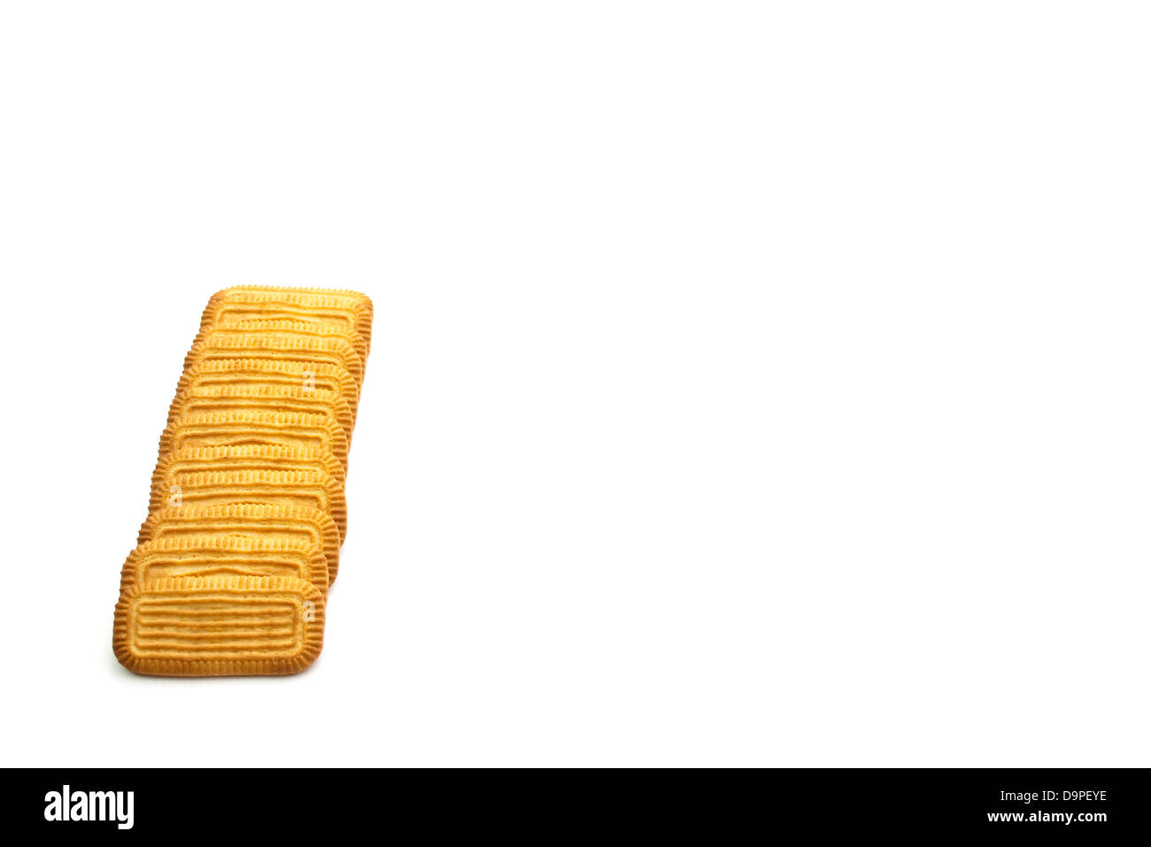 Fresh Baked Biscuits on white background Stock Photo - Alamy